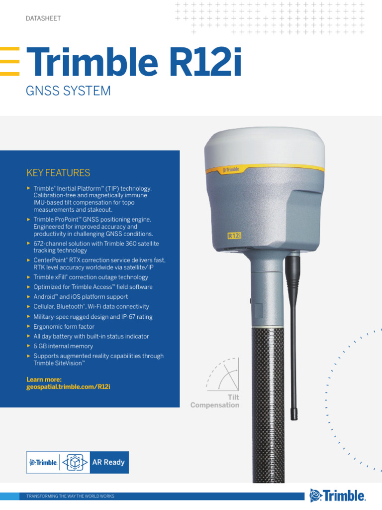 Dataset - GNSS Trimble R12i | PDF