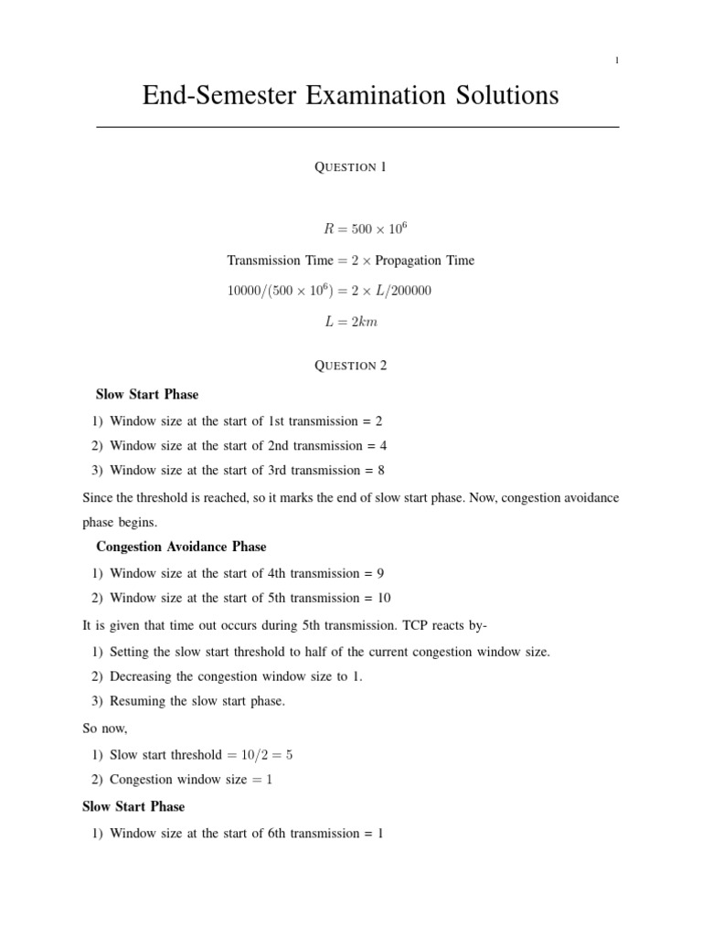 ENDSEM_SOLUTIONS | PDF
