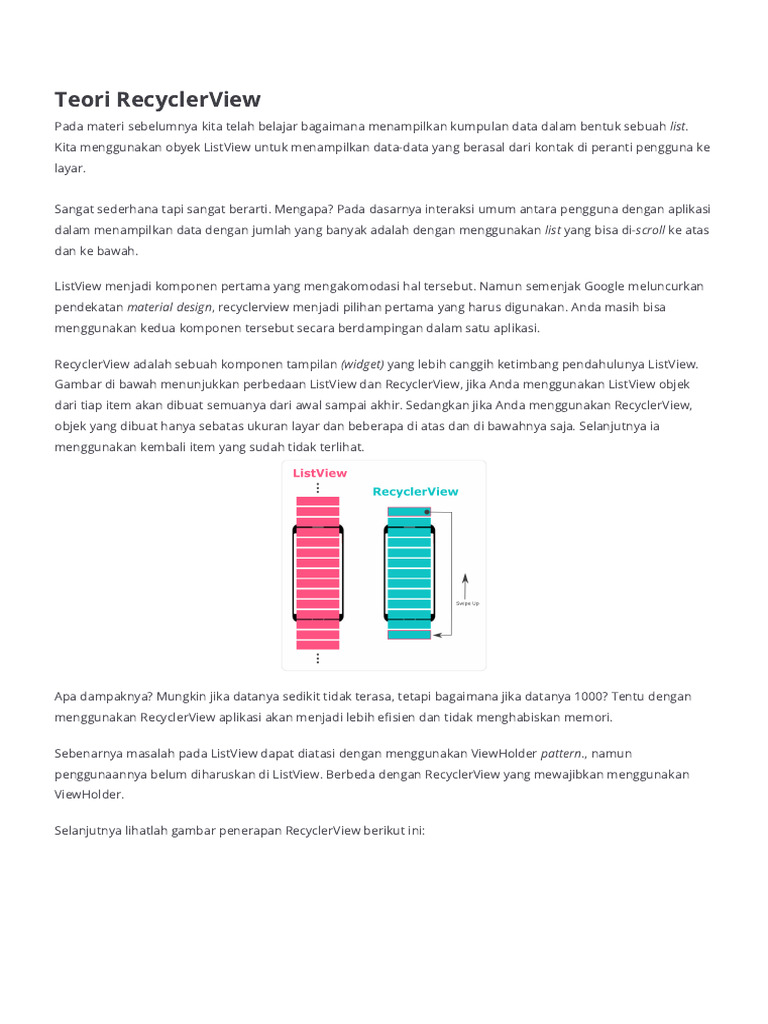 6 Recyler View Pdf