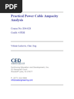 Cable Ampacity and Sizing. Chapter 45. ETAP User Guide | PDF ...