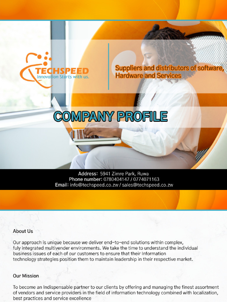 Tech Speed Company Profile | PDF