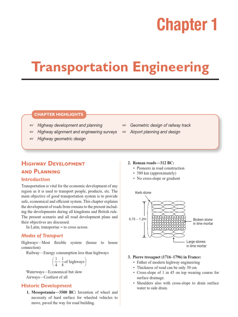 1. Transportation Engineering (CE) | PDF