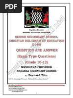 Form 1 Religious Education Module 2025 | PDF | Learning | Faith