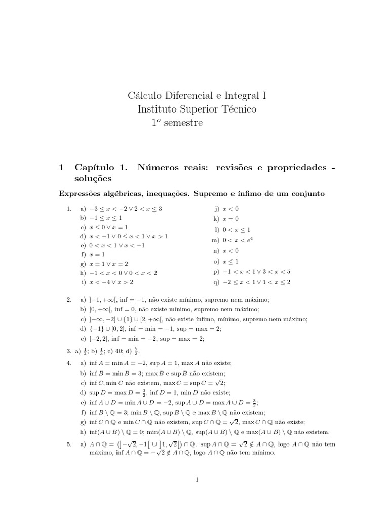 Cap1 Exerc Sol | PDF