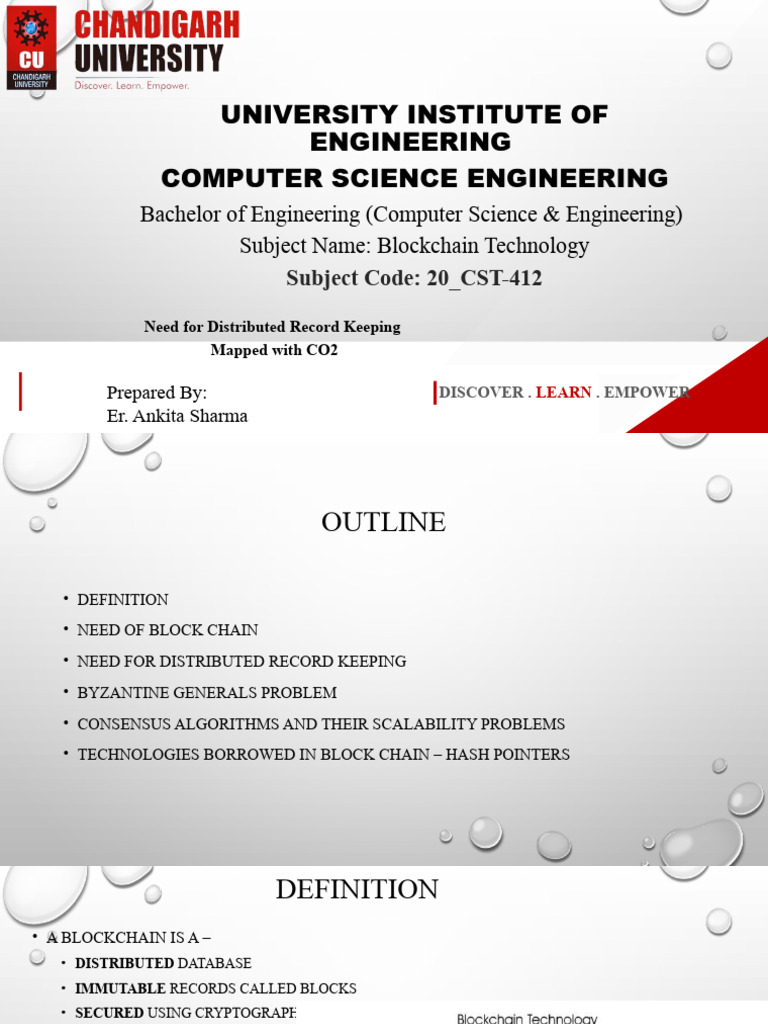 Lecture 1.1.1 - Need For Distributed Record Keeping | PDF Lecture 1.1.1 - Need For Distributed Record Keeping | PDF