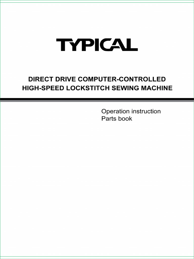GC6158 MD Parts Instruction Book | PDF