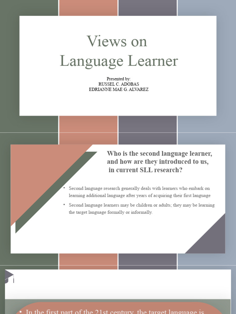 Views of Language | PDF