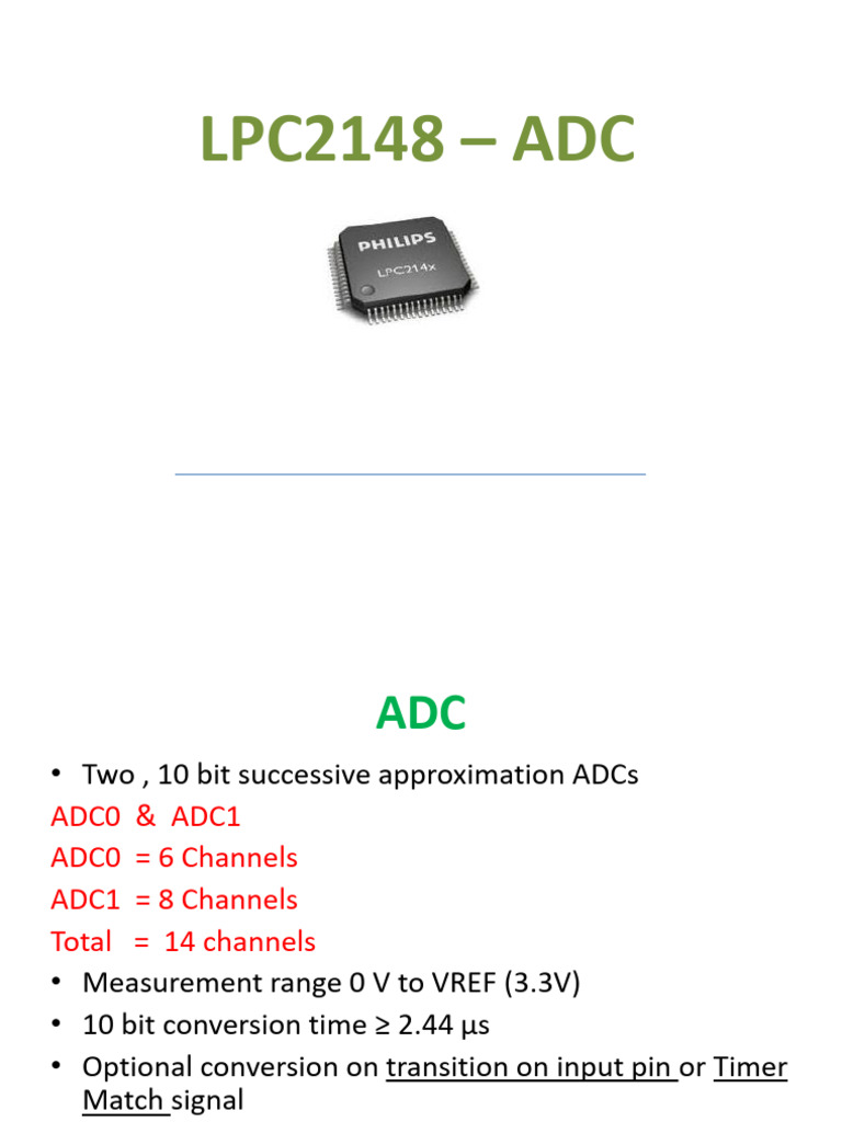 7.LPC2148 - Adc | PDF
