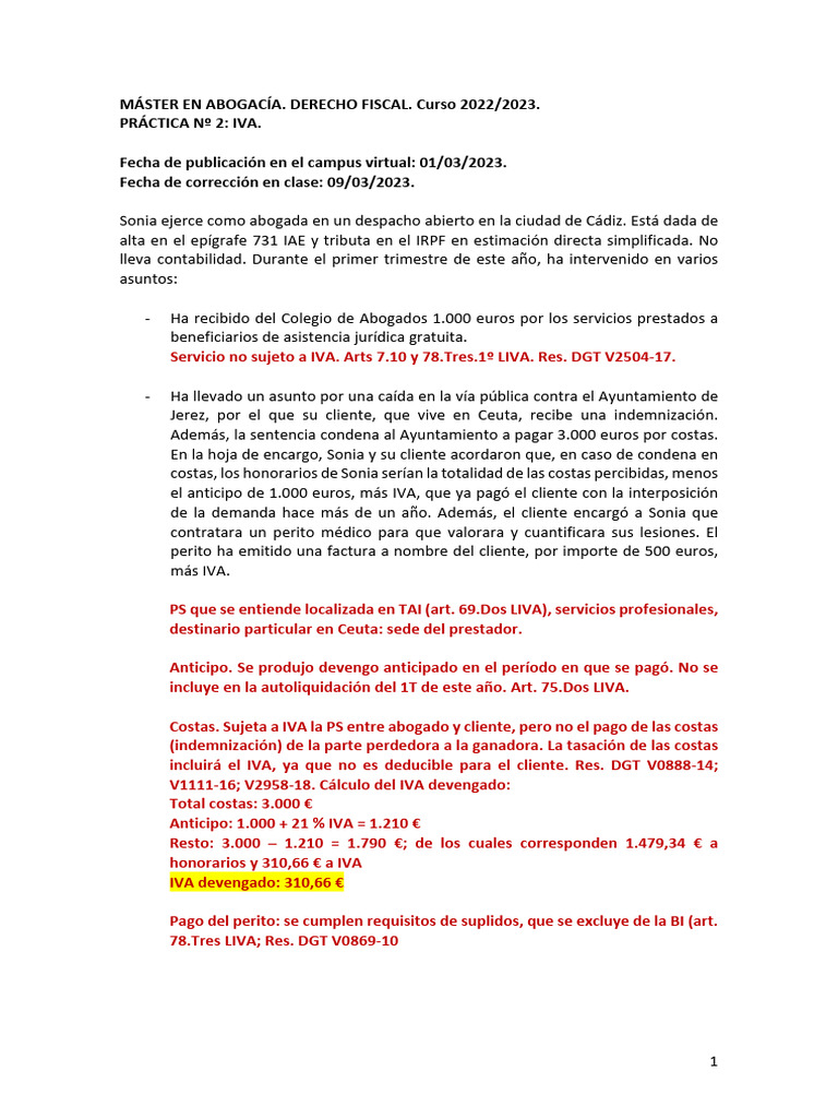 Práctica 02 IVA Soluciones | PDF