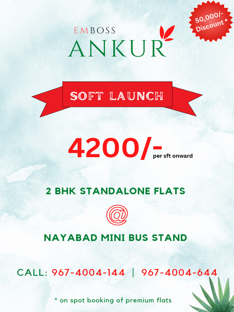 2 BHK Standalone Flats at Nayabad Mini Bus Stand | PDF