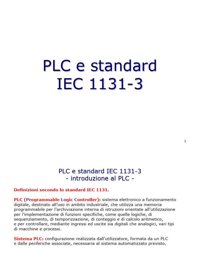 PLC LD-1 | PDF
