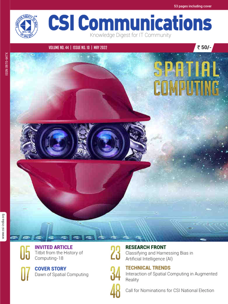 Spatial Computing in IT: May 2022 | PDF | Computers