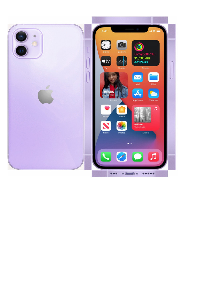 Iphone 13 Pro Sierra Blue (Papercraft) | PDF