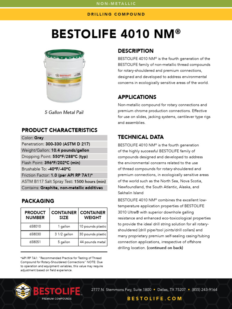 BESTOLIFE_4010_NM_Specification_Sheet | PDF