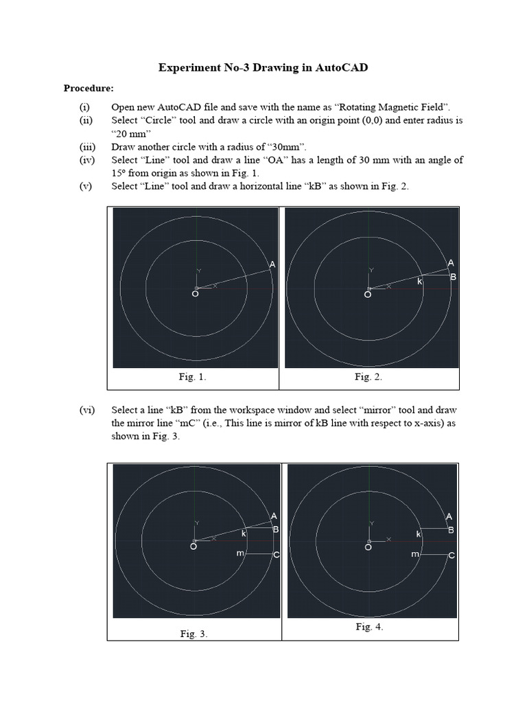 Experiment No-3 Drawing Manual | PDF