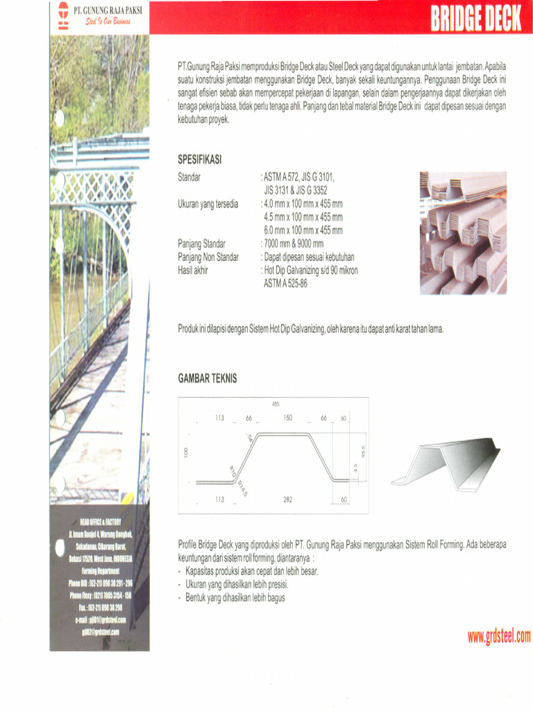 Deck Bridge | PDF