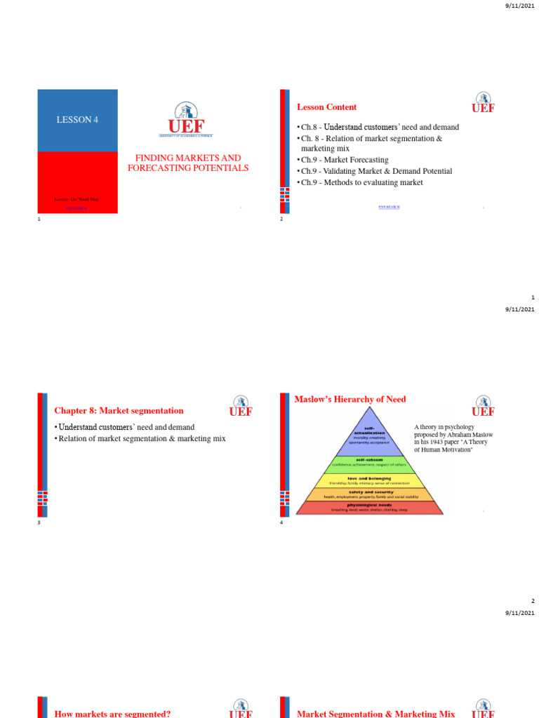 Lesson 4 - Clarify Customers Forecasting | PDF Lesson 4 - Clarify Customers Forecasting | PDF