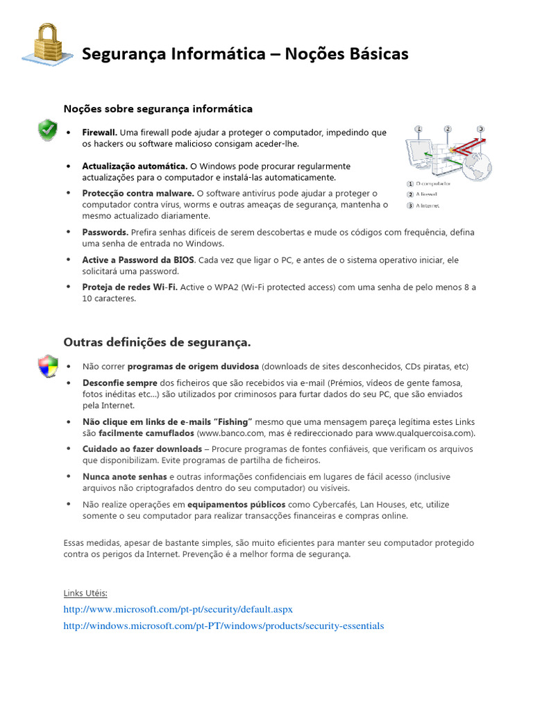 Seguranca Informatica Nocoes Basicas | PDF