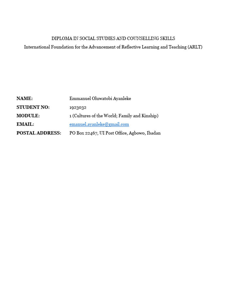 Module One Assignment Pdf
