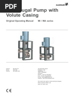 KSB ITUR IN Series | PDF | Pump | Safety
