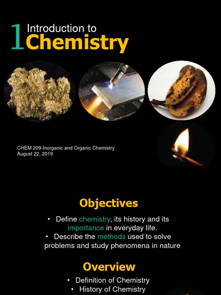 1 - Introduction - To - Chemistry 1 | PDF | Chemistry | Chemical Elements