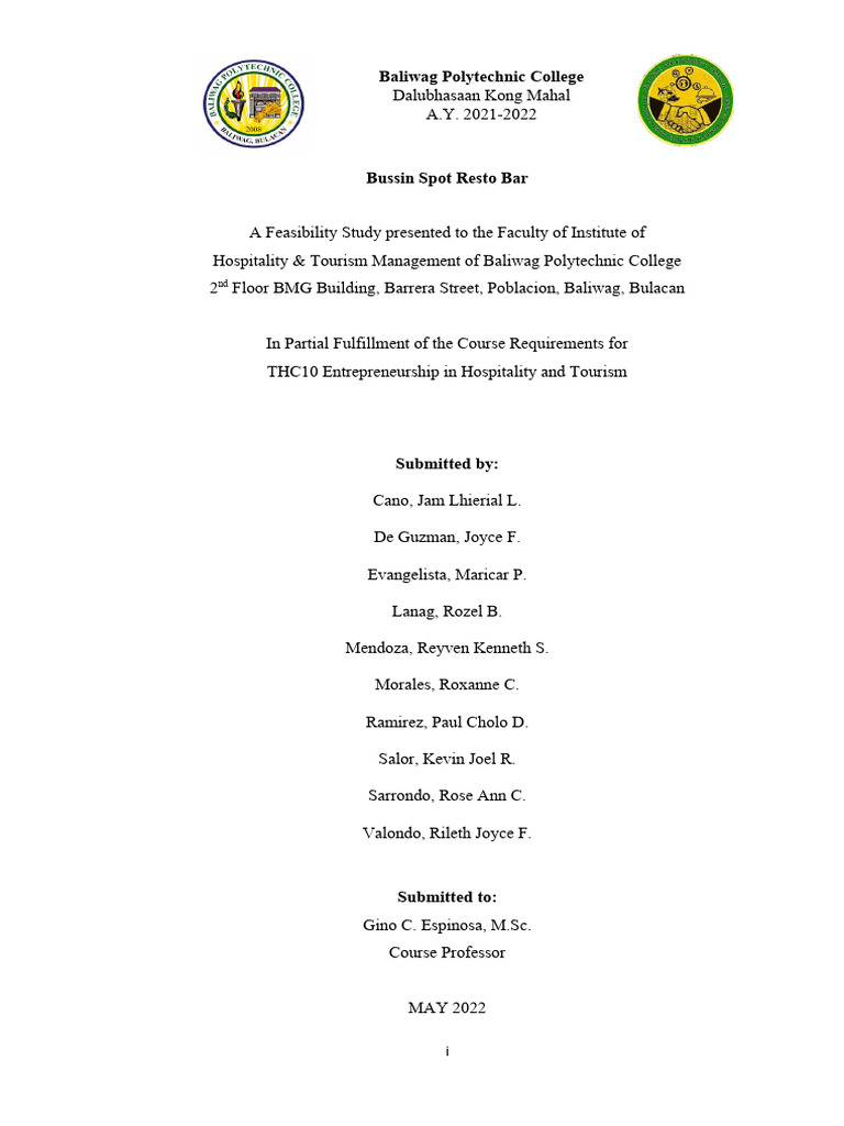BSTM 3a - Group 5 | PDF
