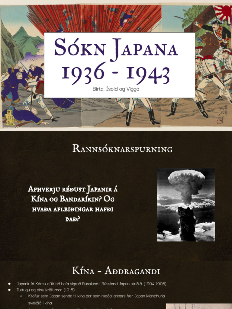Sókn Japana 1936 - 1943 | PDF