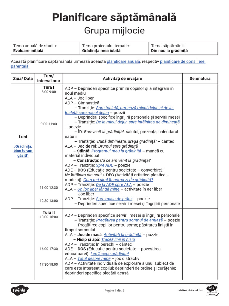 Ro1 MC 1691128773 Din Nou La Gradinita Model de Planificare Saptamanala ...