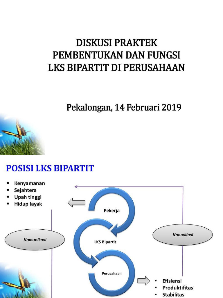 Pembentukan Dan Fungsi Lks Bipartit Di Perusahaan Ppt Download | PDF