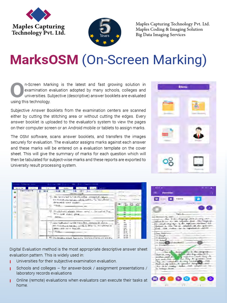 On-Screen Marking for Exams | PDF | Technology & Engineering