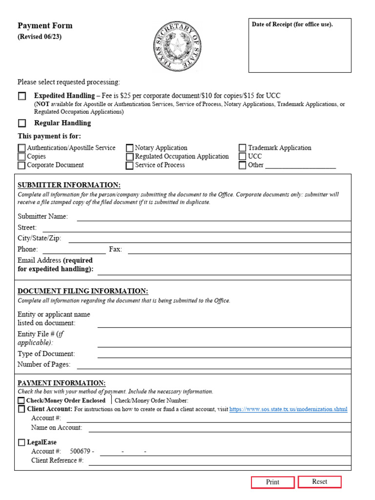 Payment Form | PDF