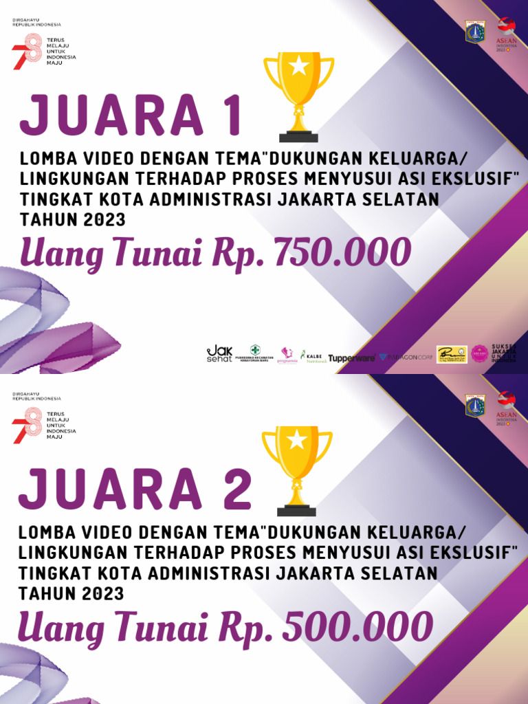 Papan Hadiah Juara Ukuran A3 | PDF