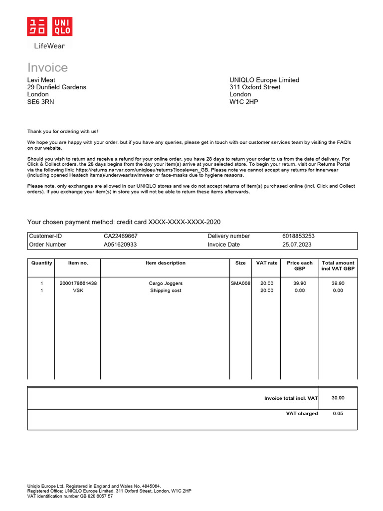 Invoice | PDF | Value Added Tax | Invoice