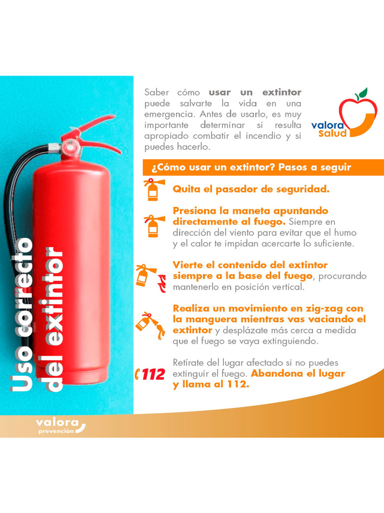 Folleot - Uso Correcto Del Extintor | PDF