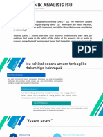 Teknik Analisis Isu | PDF