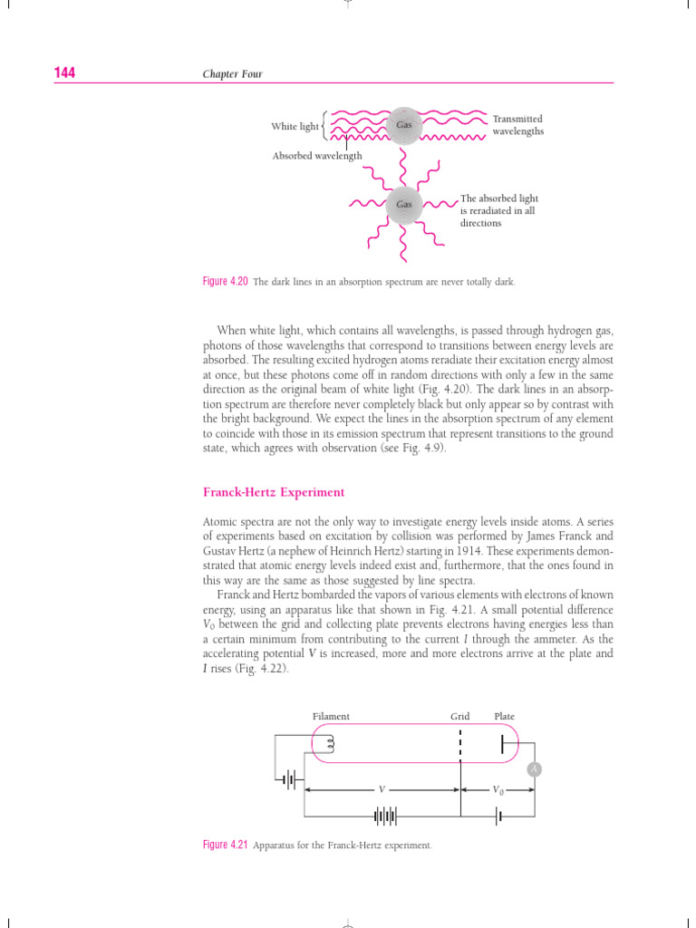 Concepts of Modern Physics, A. Beiser (Frank-Hertz Experiment) | PDF