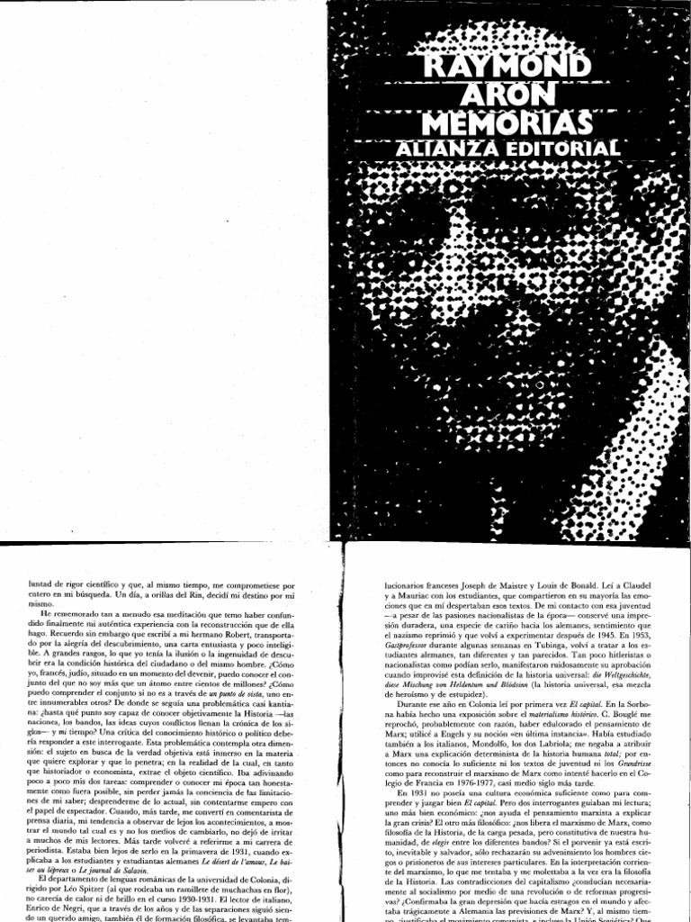 Raymond Aron Memorias | PDF