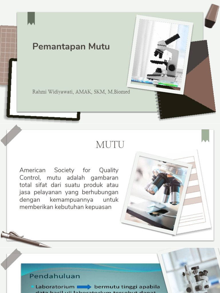 Pemantapan Mutu Lab Klinik | PDF