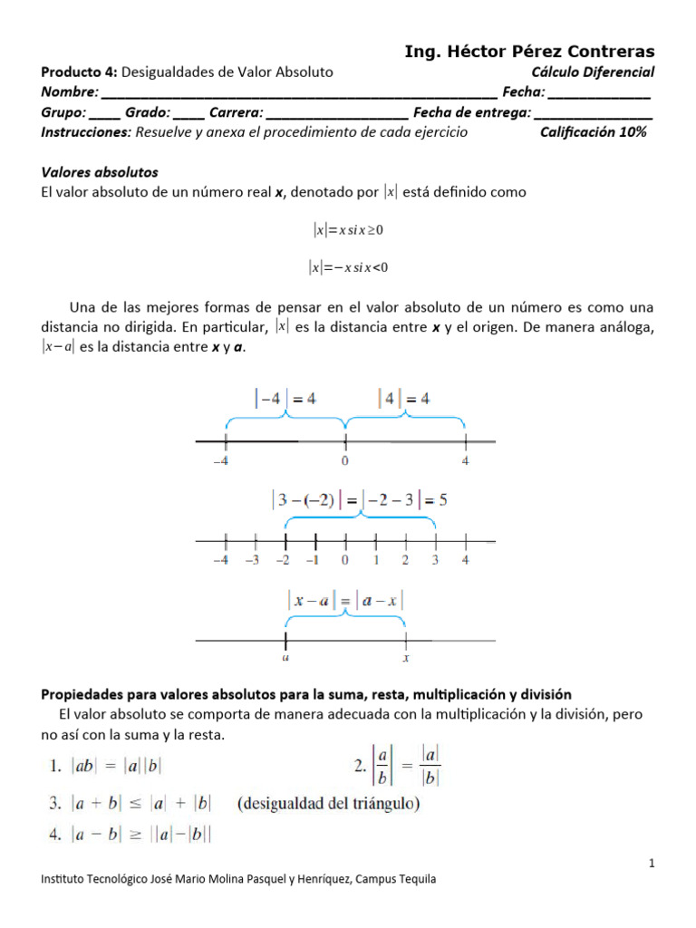 A-4-2021-B-Desigualdades de Valor Absuluto | PDF