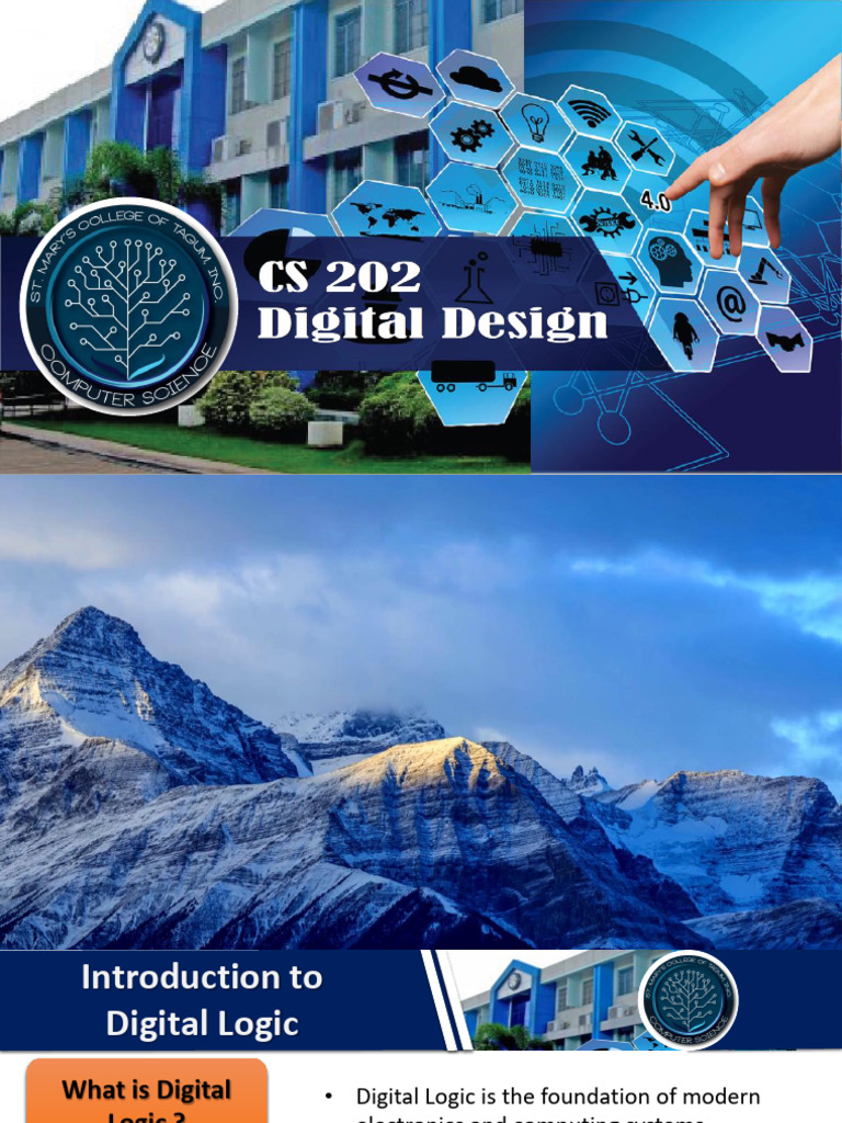 Cs 202 Digital Design Lecture 1 Pdf Digital Electronics Logic Gate