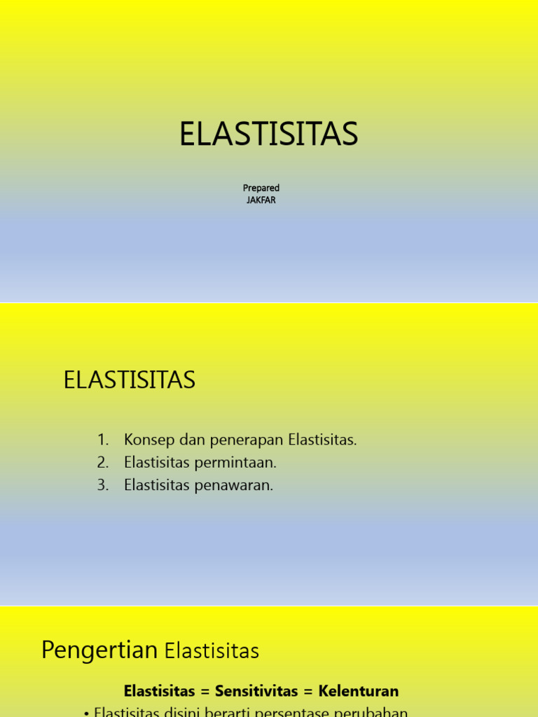 06 Elastisitas | PDF