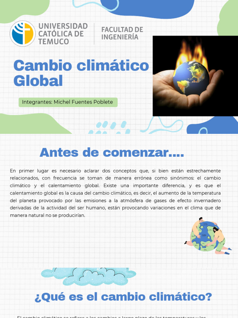 Cambio Climatico Global - Michel Fuentes | PDF