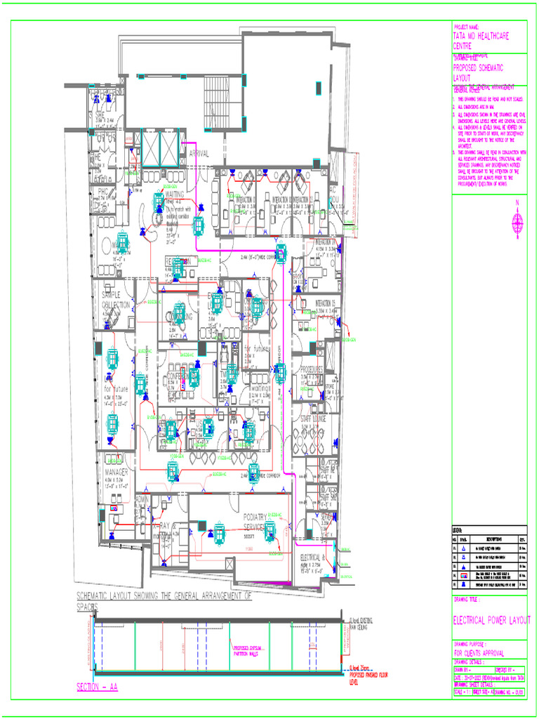 TATA MD - Health Care Centre - Electrical Power Layout 04082023 | PDF