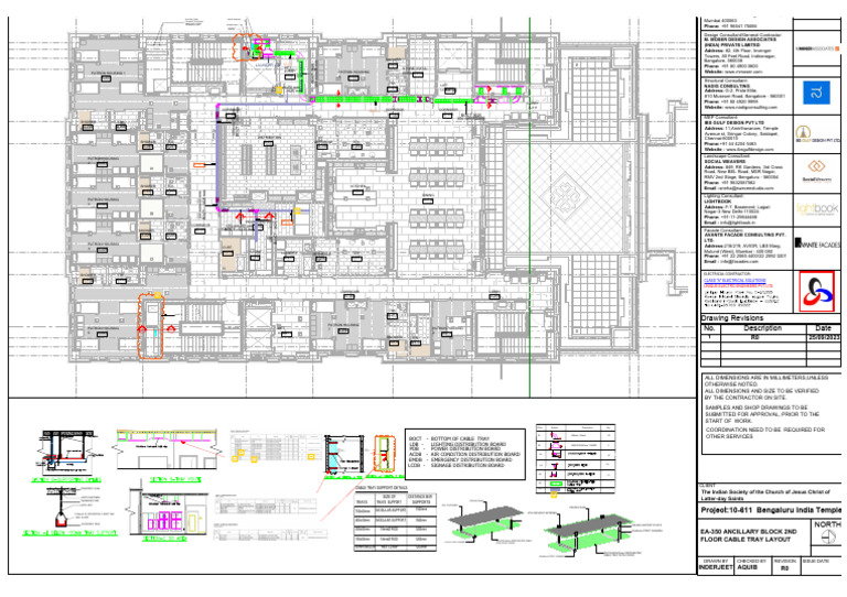 EA-350 Ancillary Second Floor Cable Tray Drawings | PDF | Architectural Design | Architecture