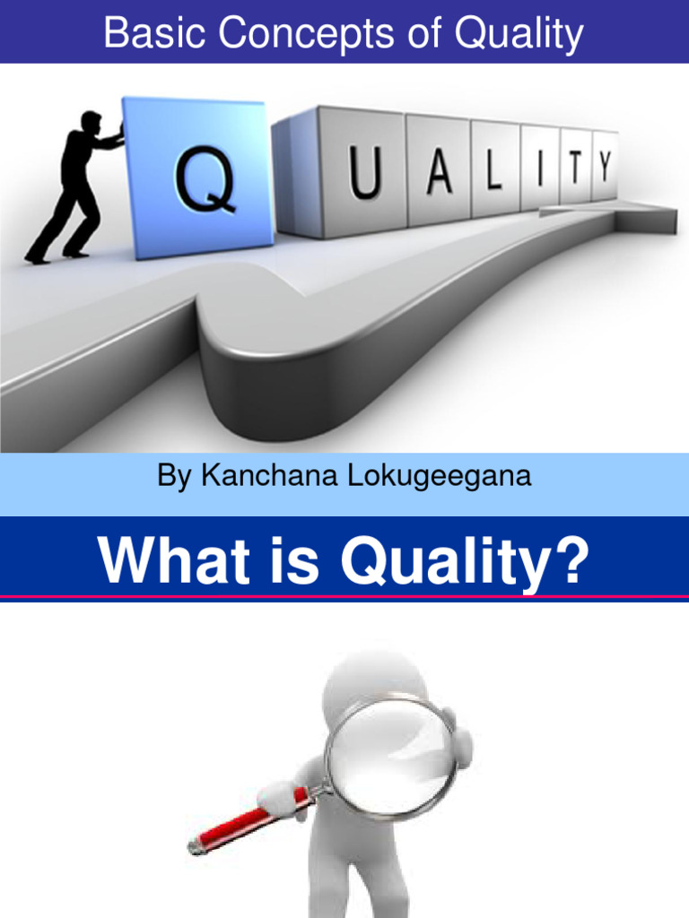 01.basic Concept Qualitynew | PDF | Quality Management | Quality ...