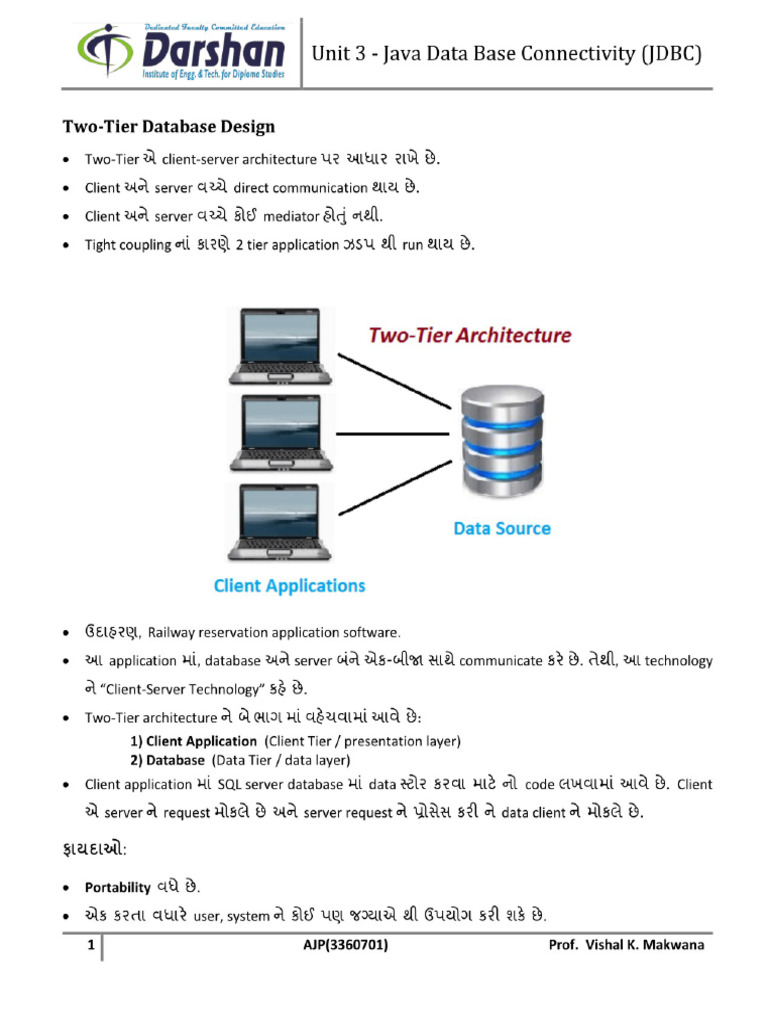 E-Notes PDF Unit-3 Advance Java | PDF