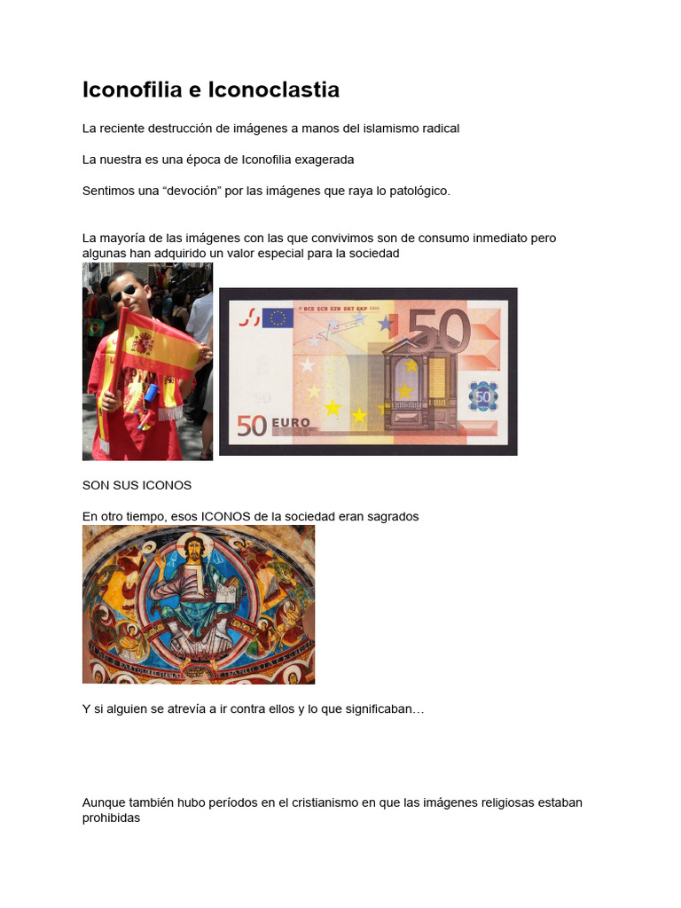 3 Iconofilia e Iconoclastia | Descargar gratis PDF | Idolatría