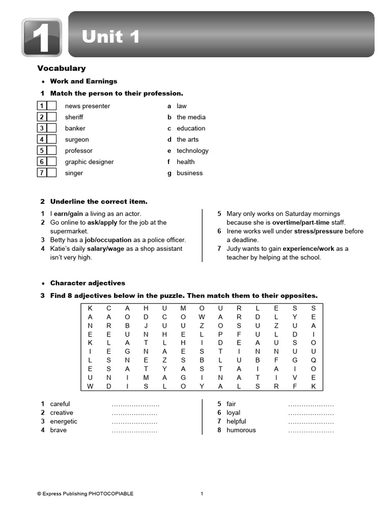 01 OnScreen 3 Unit 1 | PDF
