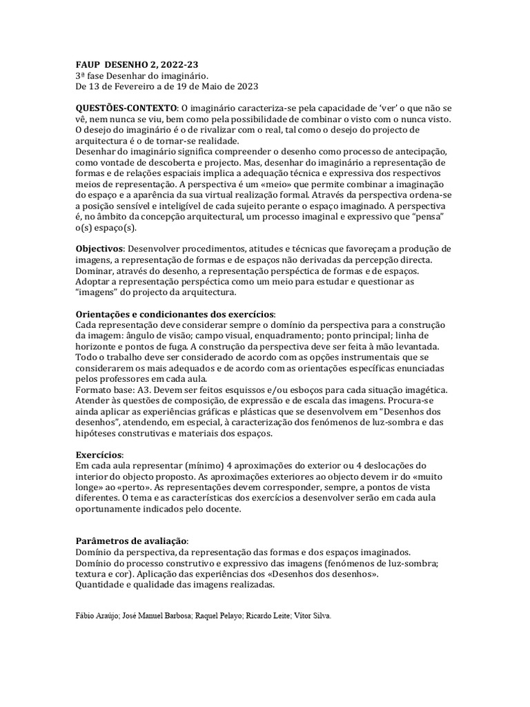 2022 23 D2 Ficha3 e Desenhoimaginario | PDF