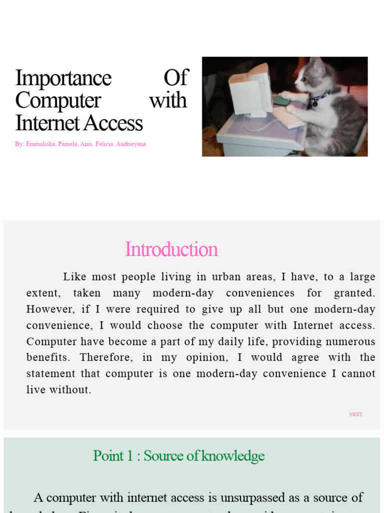 Importance of Computer | PDF | Internet | News
